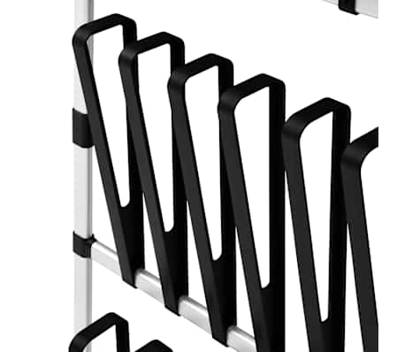 vidaXL Telescopic Boot Rack with Rods Aluminum | vidaXL.com