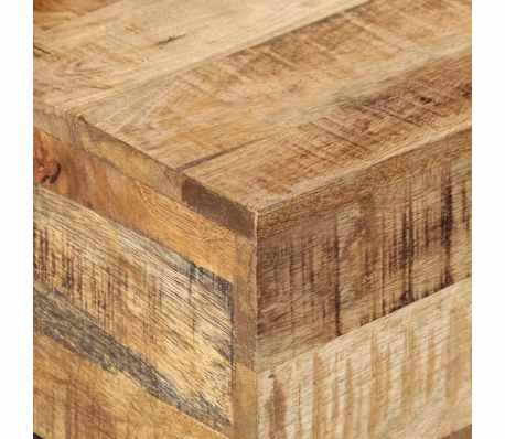 vidaXL Coffee Table 68x68x41 cm Rough Mango Wood | vidaXL.com.au