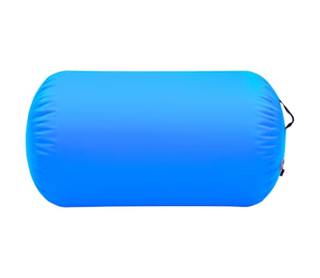 vidaXL Inflatable Gymnastic Roll with Pump 100x60 cm PVC Blue | vidaXL.ie
