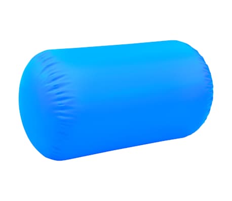 vidaXL Inflatable Gymnastic Roll with Pump 100x60 cm PVC Blue | vidaXL.ie