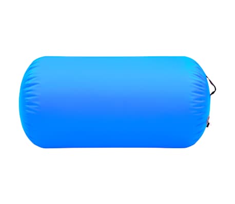vidaXL Aufblasbare Gymnastik-Rolle mit Pumpe 120x75 cm PVC Blau | vidaXL.at
