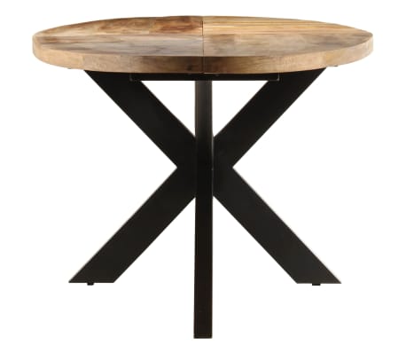 vidaXL Dining Table 240x100x75 cm Rough Mango Wood | vidaXL.ie