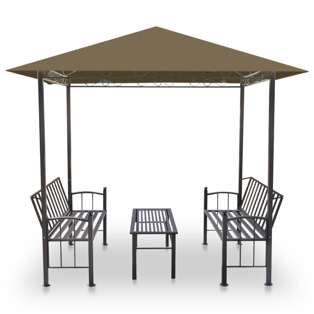 Padiglione Giardino Tavolo E Panche 2 5 1 5 2 4m Talpa 180 G m MIMARKET