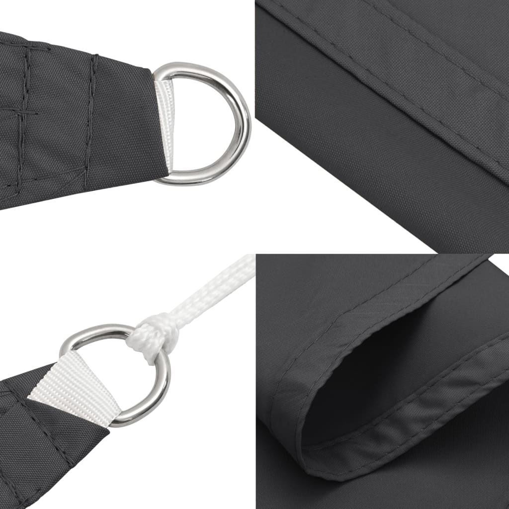 Sonnensegel Oxford Gewebe Quadratisch 4 5 4 5 M Anthrazit Moka3 ch
