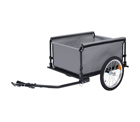 vidaXL Przyczepka rowerowa, szaro-pomarańczowa, 65 kg sklep online ...