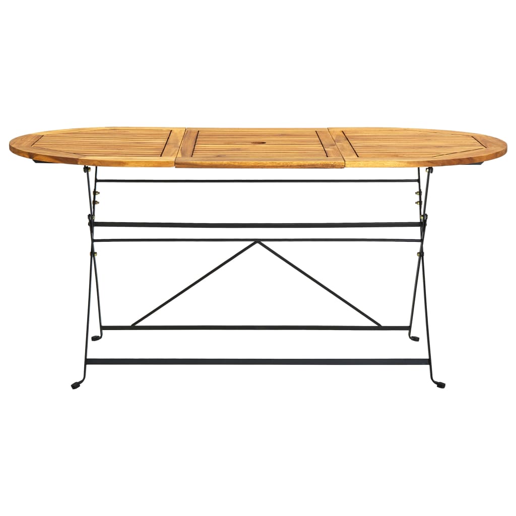 Garden Table 160x85x74 Cm Solid Acacia Wood Oval Home And Garden Garden Table 160x85x74 Cm Solid Acacia Wood Oval Home And Garden