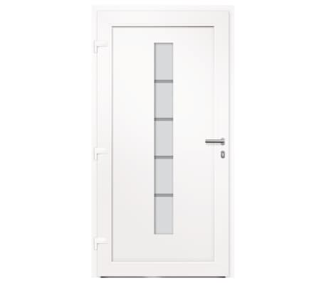 vidaXL Front Door Aluminium and PVC Anthracite 100x210 cm | vidaXL.ie