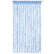 vidaXL Perdea macrame, albastru, 140 x 240 cm, bumbac | vidaXL.ro