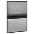 vidaXL Plisse Insect Screen for Windows Aluminium 80x120 cm with Shade ...