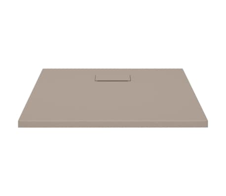 vidaXL Shower Base Tray SMC Brown 90x90 cm | vidaXL.com.au