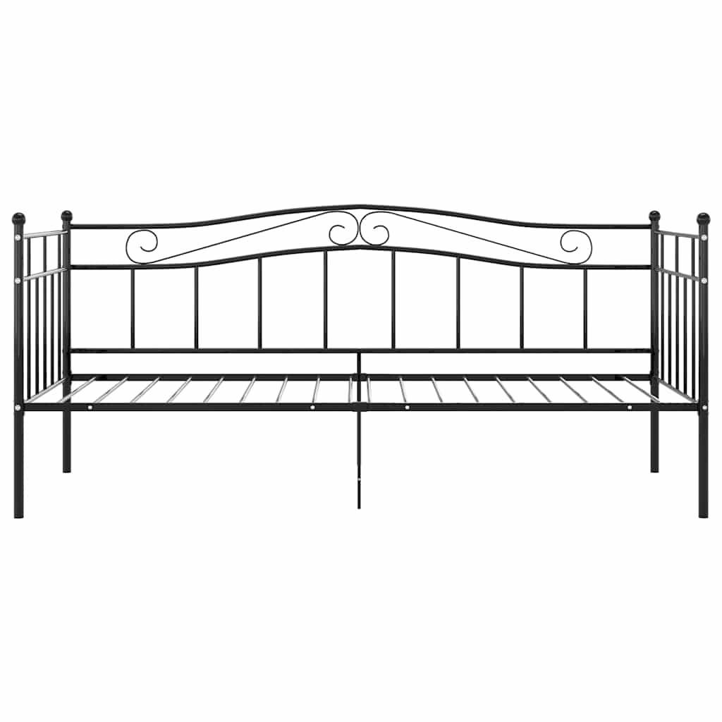 Sofa Bed Frame Black Metal 90 200 Cm Home And Garden All Your Home Sofa Bed Frame Black Metal 90 200 Cm Home And Garden All Your Home