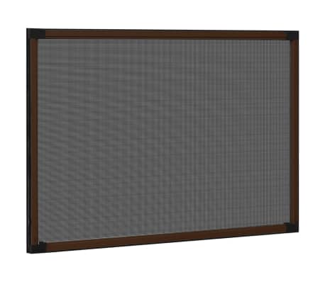 vidaXL Extendable Insect Screen for Windows Brown | vidaXL.com.au