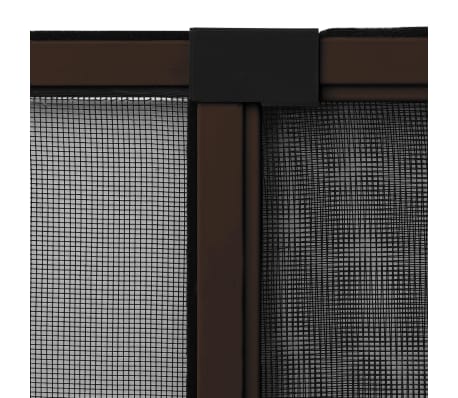 vidaXL Extendable Insect Screen for Windows Brown | vidaXL.com.au