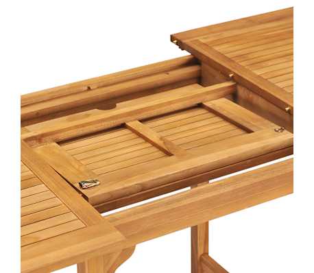 vidaXL 7 Piece Garden Dining Set Solid Teak Wood | vidaXL.com.au