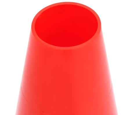 vidaXL Reflective Traffic Cones 4 pcs Red and White 50 cm | vidaXL.ie
