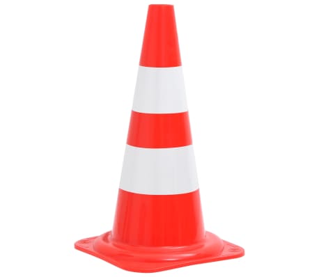 vidaXL Chain Cone Set with 10 m Chain Red and white | vidaXL.com.au