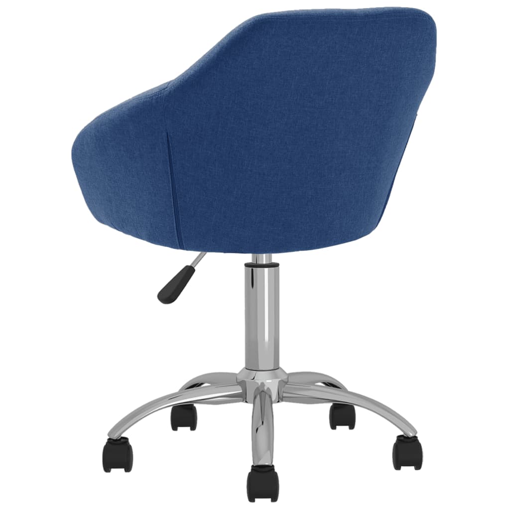 Cadeira De Escrit rio Girat ria Tecido Azul BoutikXL Loja Online