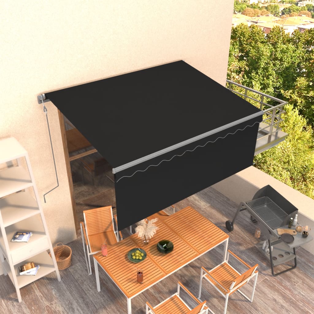 Toldo Retr til Autom tico Com Estore 3 2 5 M Antracite A Feira