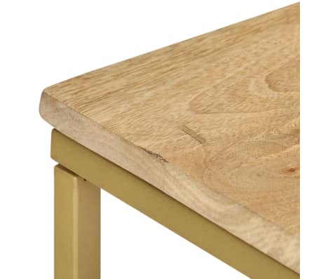 vidaXL Side Table 35x45x65 cm Solid Mango Wood | vidaXL.com.au
