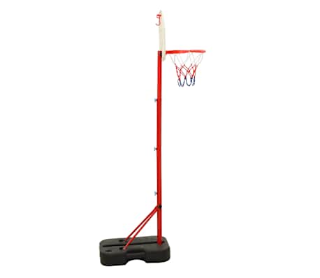 vidaXL Set de joc de baschet portabil, reglabil, 138,5-166 cm | vidaXL.ro