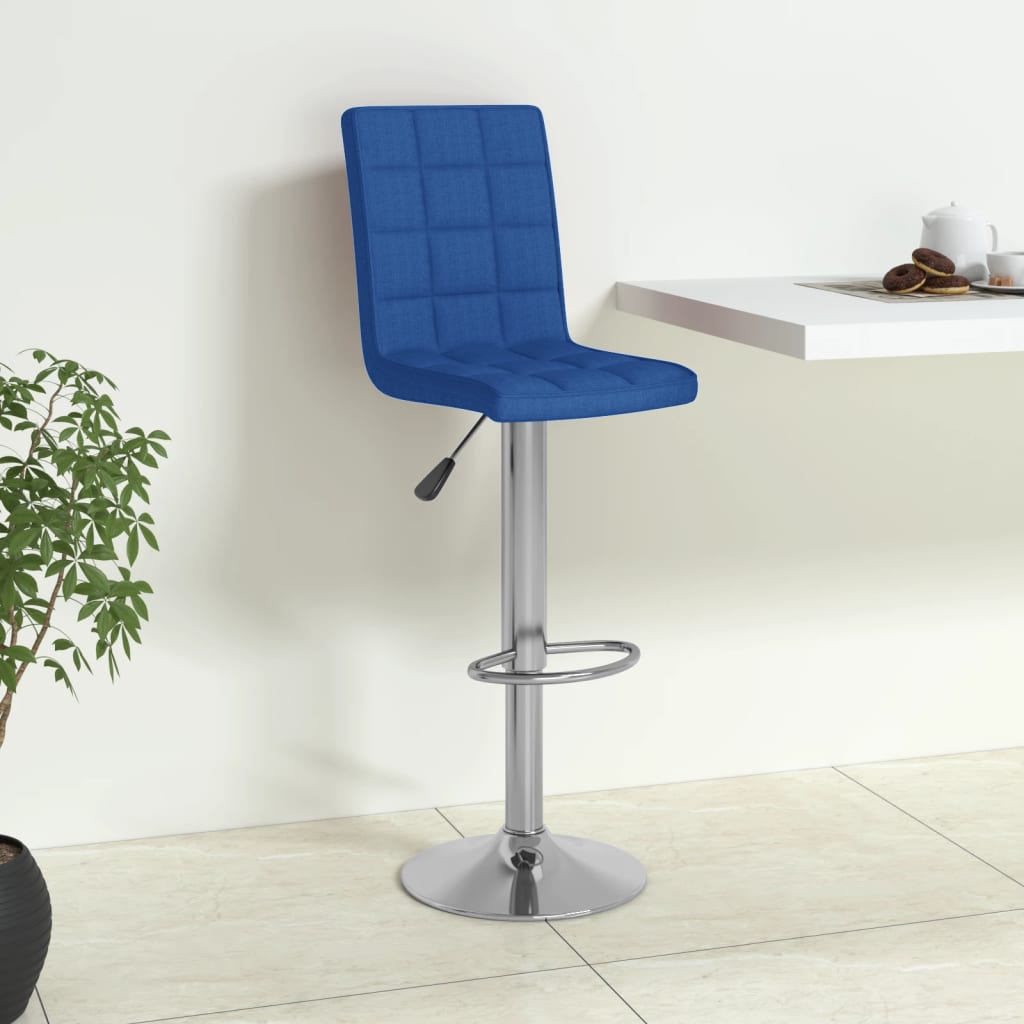 Barkruk Stof Blauw Warenboer nl
