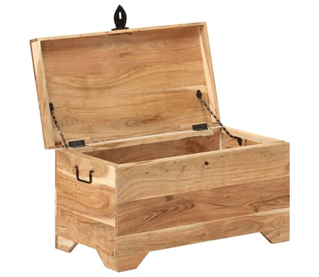 vidaXL Storage Chest Solid Acacia Wood | vidaXL.com.au