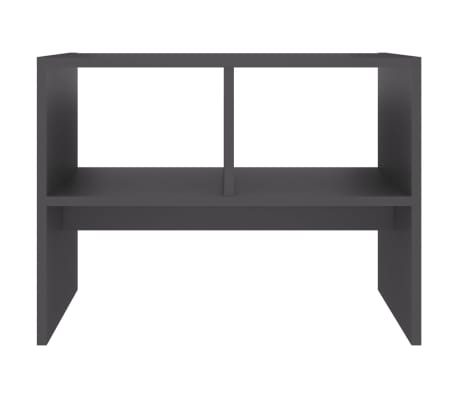 vidaXL Side Table Grey 60x40x45 cm Engineered Wood | vidaXL.com.au