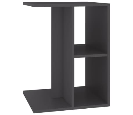 vidaXL Side Table Grey 60x40x45 cm Engineered Wood | vidaXL.com.au