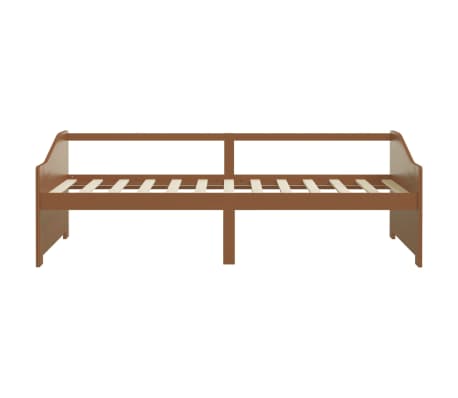 vidaXL 3-Seater Day Bed without Mattress Honey Brown 90x200cm | vidaXL.ie