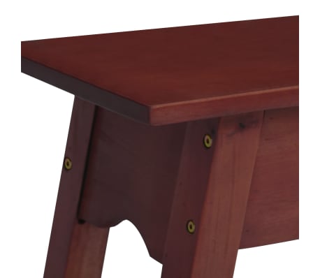 vidaXL Masă consolă, maro, 110x30x75 cm, lemn masiv mahon | vidaXL.ro