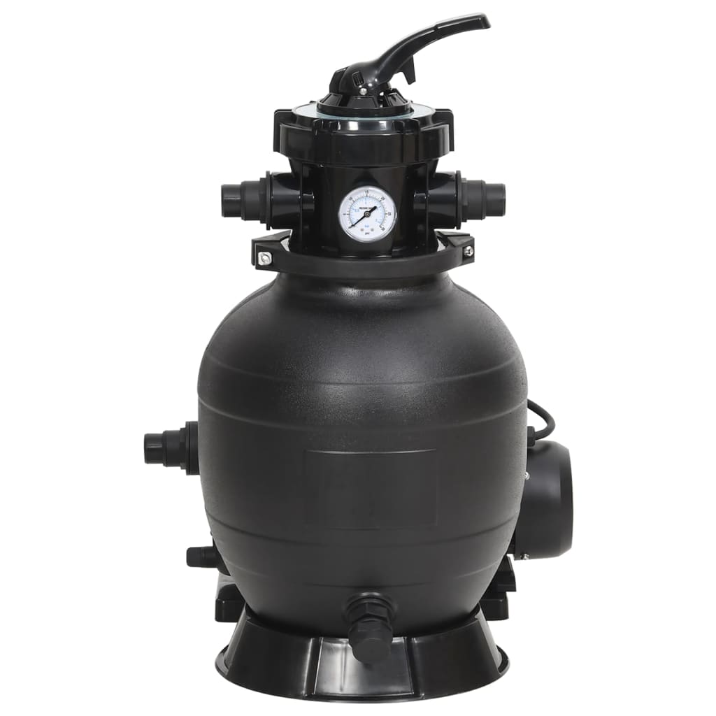 Filtro De Areia P Piscina Com V lvula De 6 Vias Preto A Feira