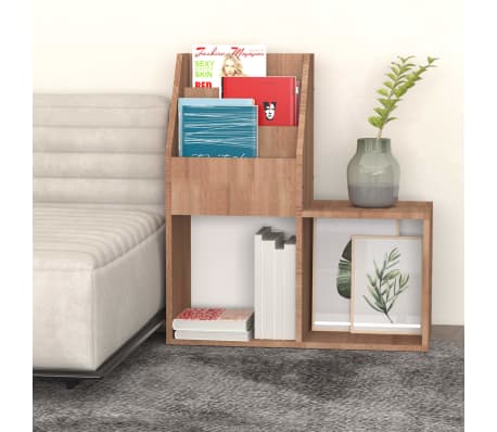 vidaXL Raft reviste copii, stejar sonoma, 71x30x78,5cm, lemn prelucrat ...