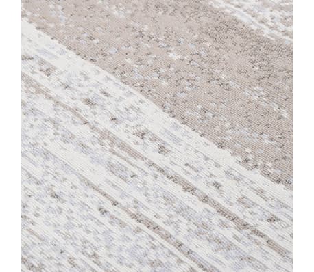 vidaXL Rug Beige 120x180 cm Cotton