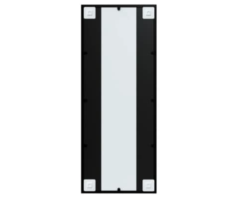 vidaXL Wall Mirror Black 100x40 cm Metal | vidaXL.com.au
