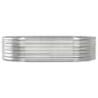 vidaXL Garden Raised Bed | Grey | Powder-coated steel | Large | Durable ...