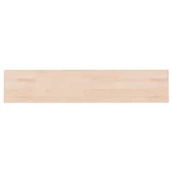 vidaXL Shelf Board 100x20x1.5 cm Untreated Solid Wood Oak