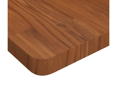 vidaXL Square Table Top Dark Brown 70x70x4cm Treated Solid Wood Oak ...