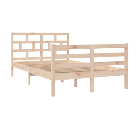 vidaXL Bed Frame Solid Wood Pine 120x200 cm | vidaXL.ie