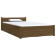 vidaXL Bed Frame with Drawers Black 90x200 cm | vidaXL.co.uk