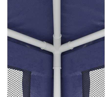 vidaXL Carpa para fiestas con 4 paredes de malla HDPE azul 2,5x2,5 m | vidaXL.es