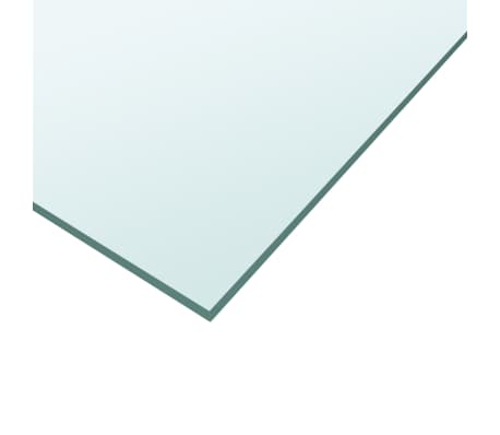 vidaXL Table Top Transparent 60x60 cm Tempered Glass | vidaXL.ie