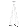 vidaXL Christmas Cone Tree Cold White 200 LEDs 2x6 ft | vidaXL.com