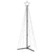 vidaXL Christmas Cone Tree Cold White 200 LEDs 2x6 ft | vidaXL.com