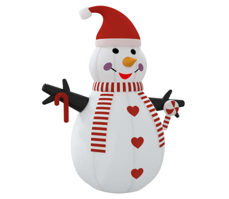 vidaXL Inflatable Snowman with LEDs 12 ft | vidaXL.com