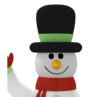 vidaXL Família bonecos de neve insuflável com luzes LED 360 cm | vidaXL.pt