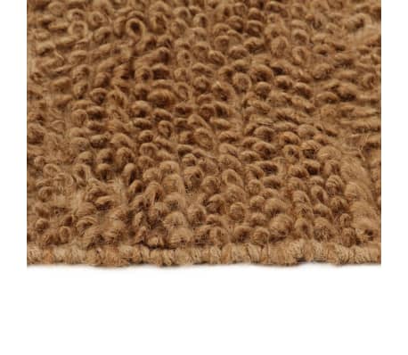 vidaXL Handmade Loop Pile Rug 80x160 cm Jute and Cotton | vidaXL.ie