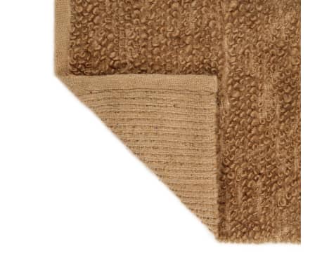 vidaXL Handmade Loop Pile Rug 80x160 cm Jute and Cotton | vidaXL.ie