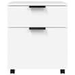 vidaXL Mobile File Cabinet with Wheels Artisan Oak 45x38x54 cm ...