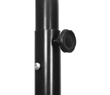 vidaXL Suport coș de baschet, transparent, 256-361 cm, policarbonat ...