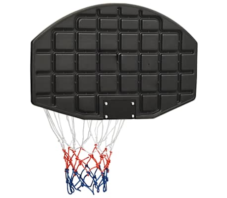 vidaXL Basketball Backboard Black 71x45x2 cm Polyethene | vidaXL.com.au